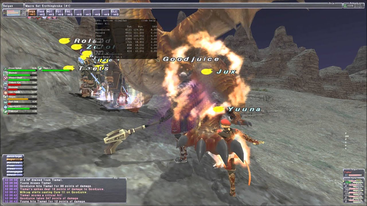 Tiamat ffxi Era server 75 cap - YouTube