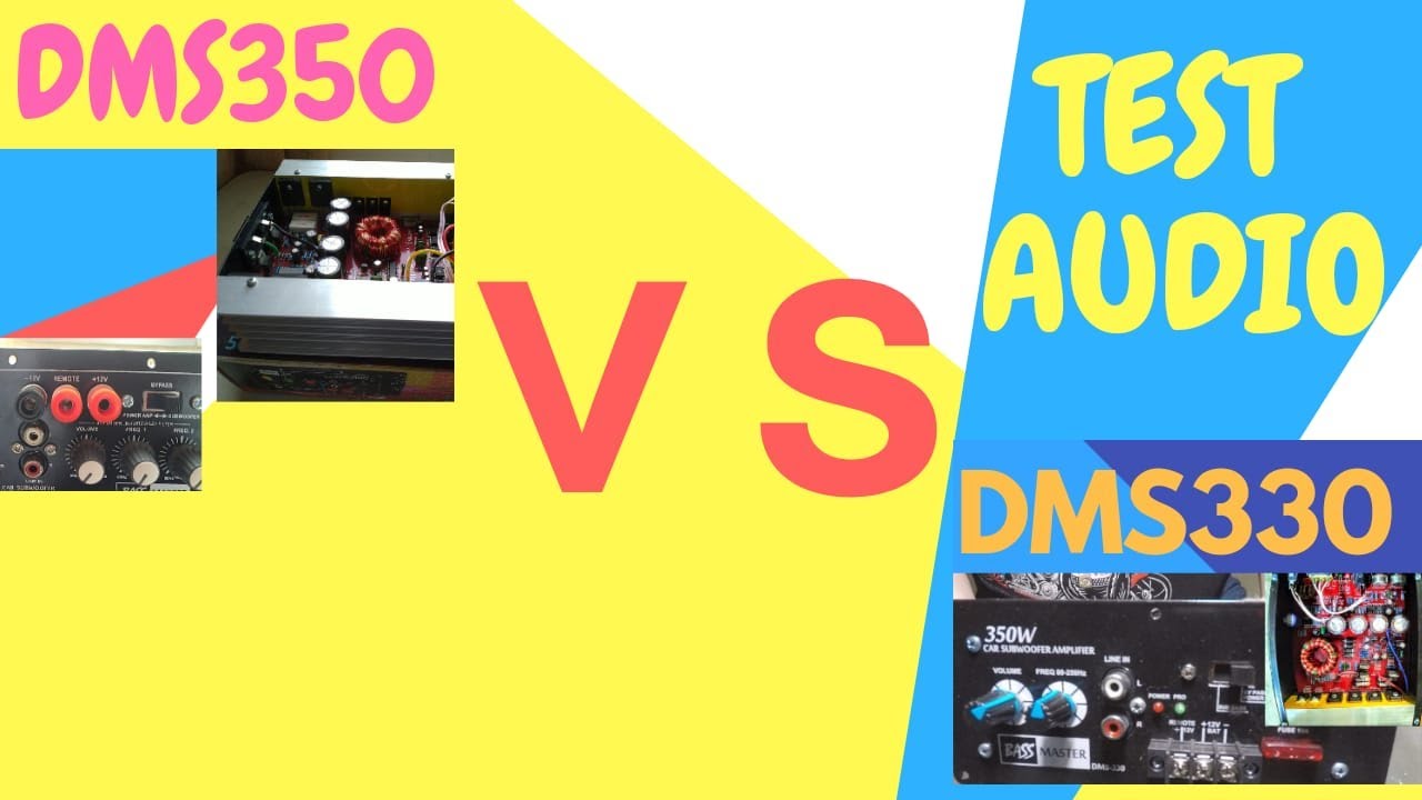 Test Audio I DMS330 Vs DMS350 - YouTube