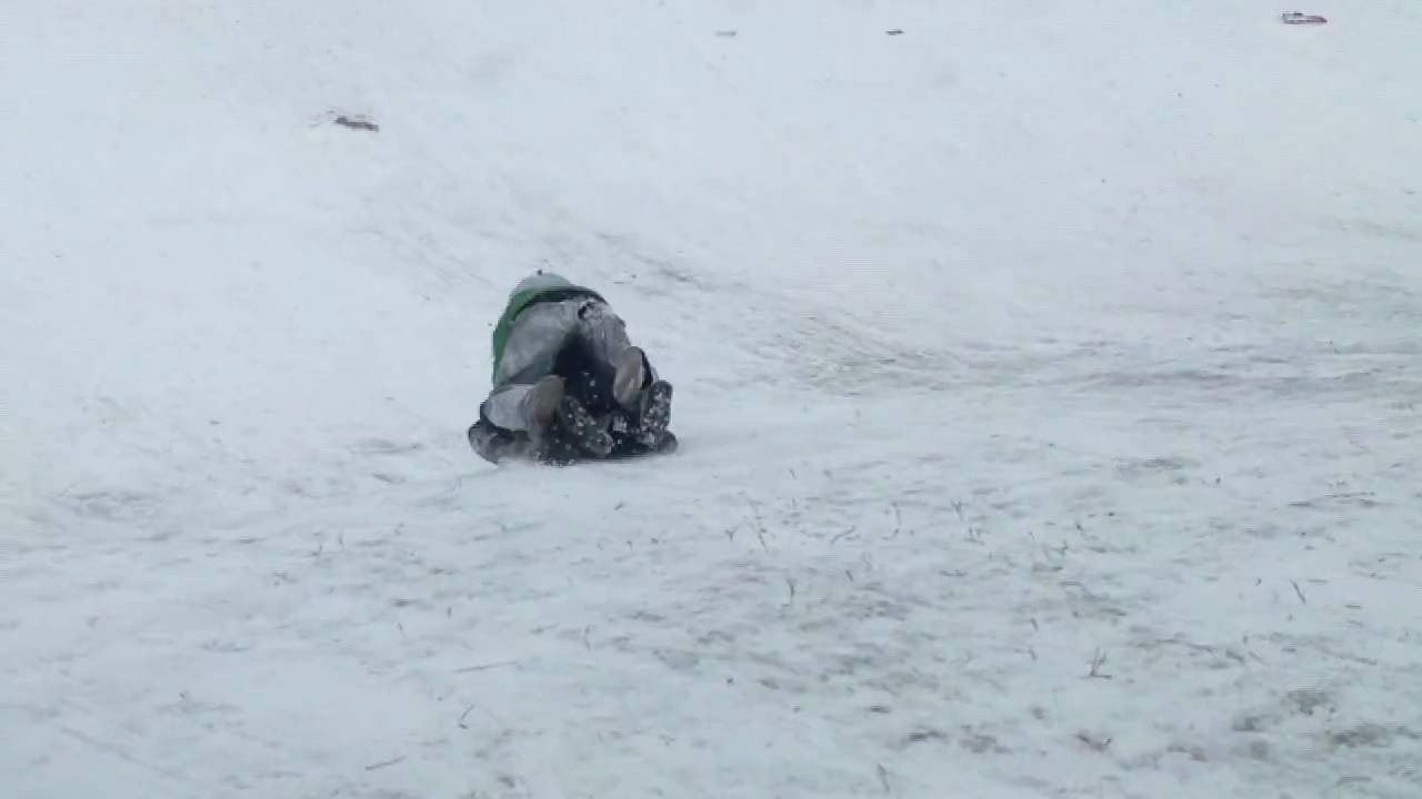 MOLLY ASHLEY ZOOK SLEDDING = ) - YouTube