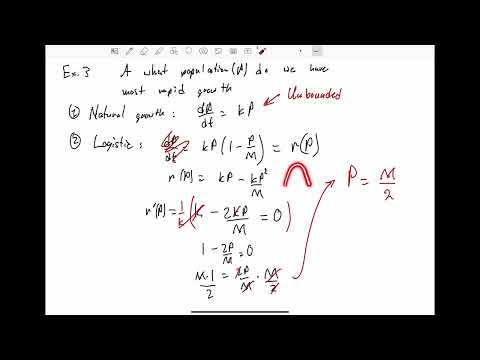 Population Growth Models Part 2 - YouTube