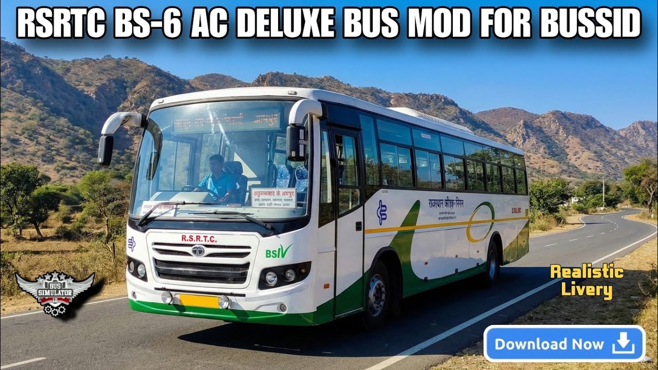 RSRTC Bs-6 semi deluxe bus mod for Bus simulator Indonesia. Download ...