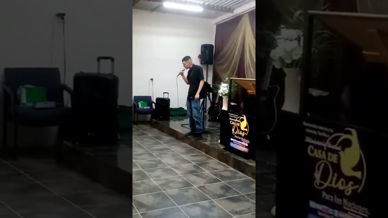 pastor Moisés Alejandro Guerrero flores cantando Orlando el canto Jesucristo se que fui mala ...