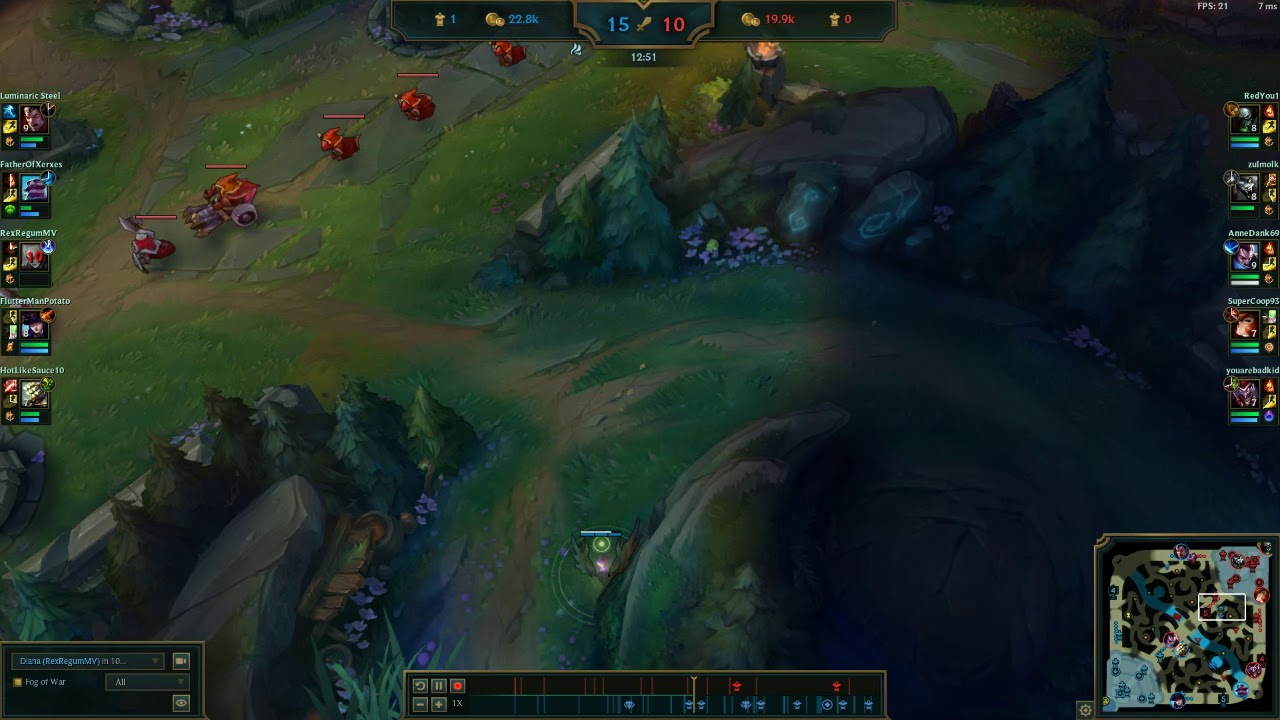 Diana mid ranked - YouTube