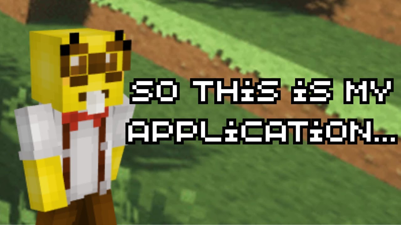 Bad Minecraft SMP Applications Be Like - YouTube