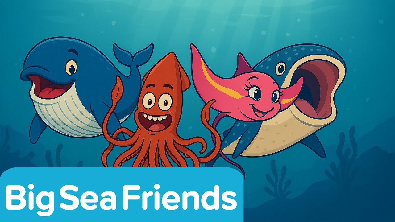 Big Sea Friends | Kids Song | Ocean Animals Song | Mangdungi Kids - YouTube