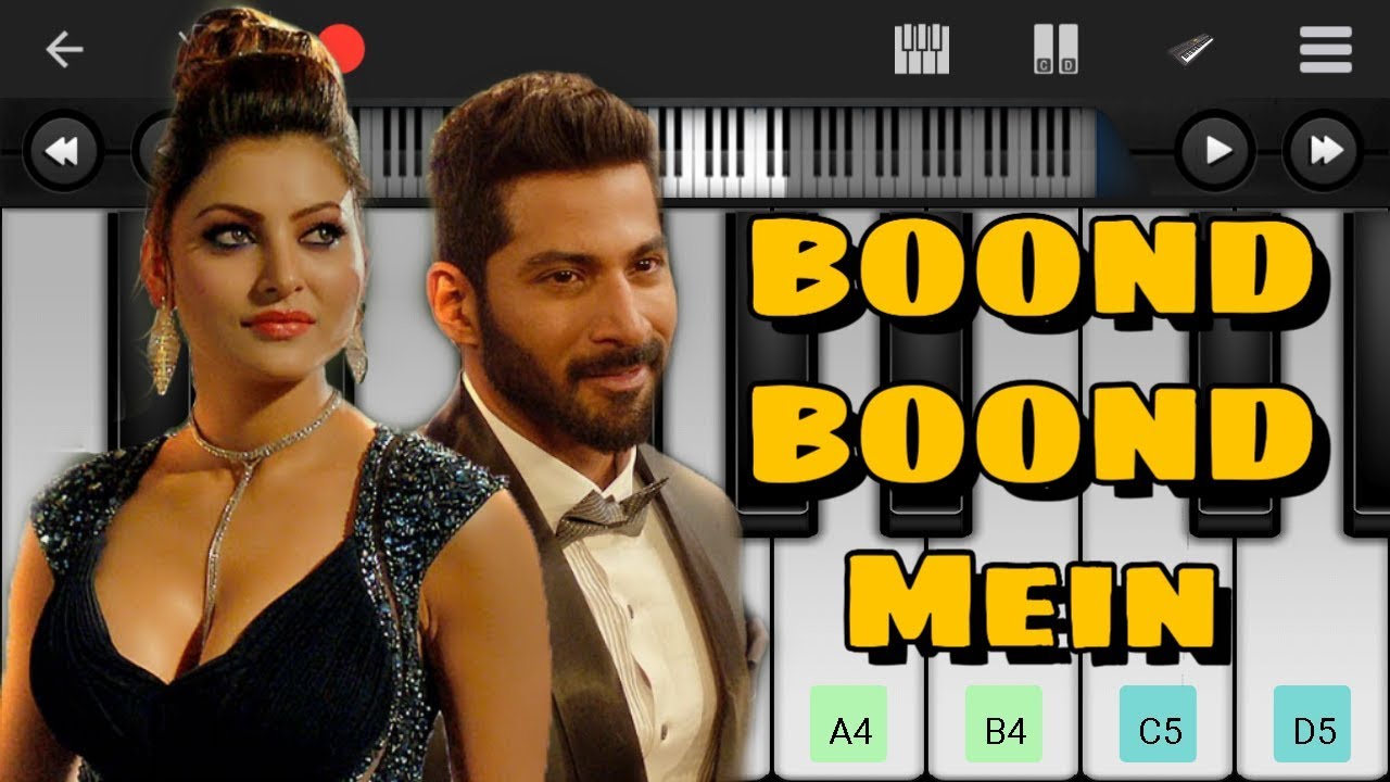 Boond Boond Piano Song | Hate Story IV | Piano Cover Chords ...