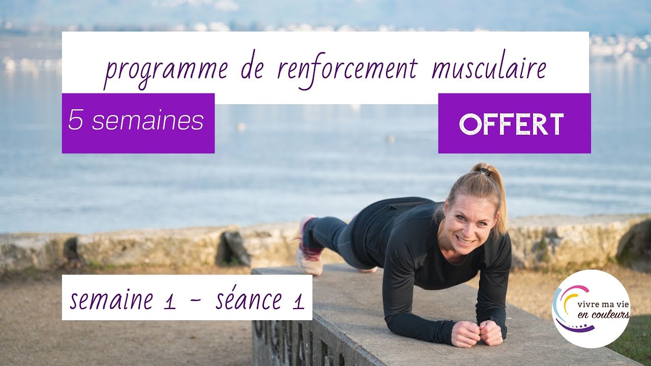 Renforcement musculaire corps complet / semaine 1 - séance 1 - YouTube
