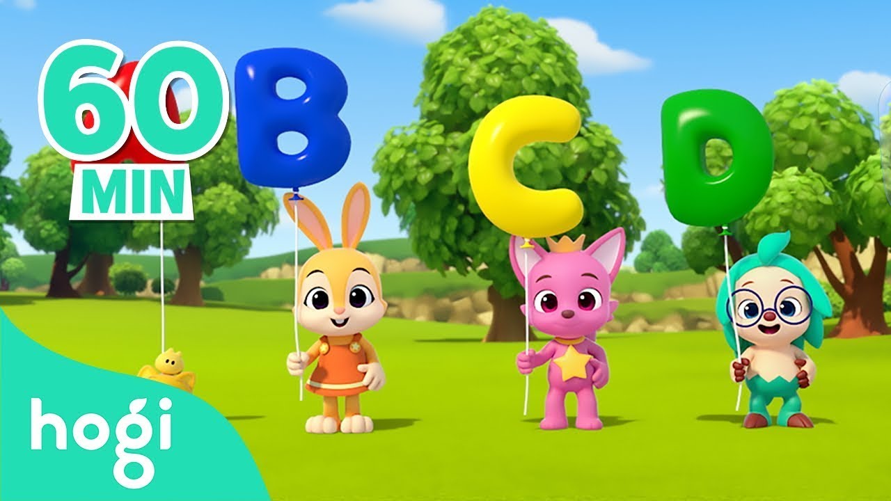 Let's Pop The Alphabet Balloon + ABC Song + More Nursery Rhymes & Kids ...