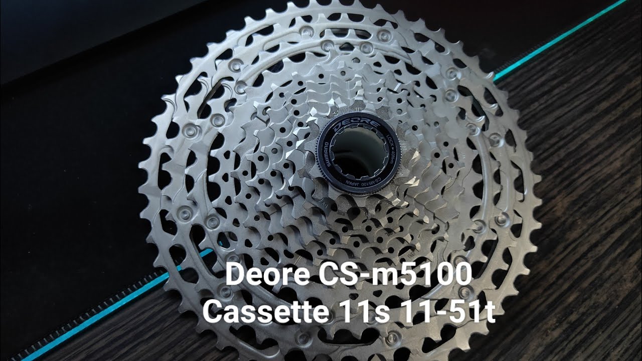 Shimano Deore 11 Speed CS-m5100 Cassette Cogs Review - YouTube