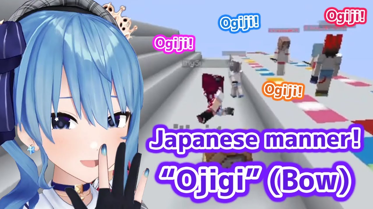 Suichan teaches Japanese mannger "Ojigi" to EN&ID members 【Hololive ...