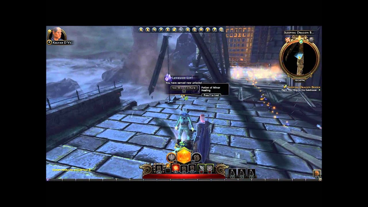 Dungeons & Dragons: Neverwinter - Tutorial; Sleeping Dragon Bridge - YouTube