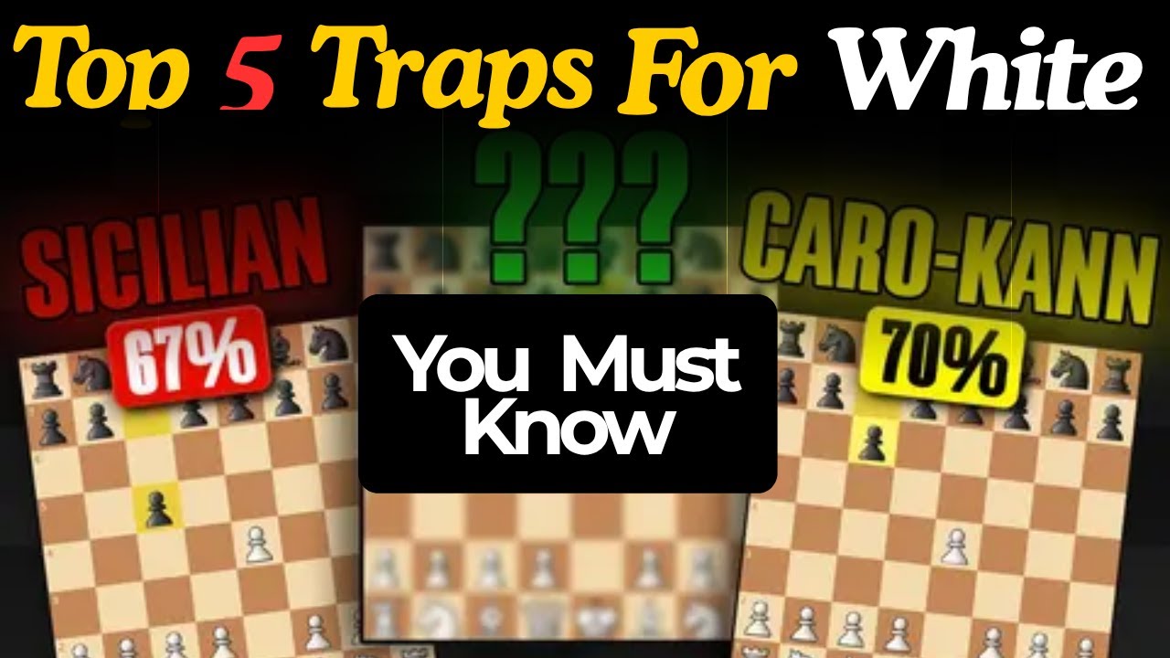 Top 5 Traps Every White Player MUST Know to Increase Rating Fast ♟️ ...