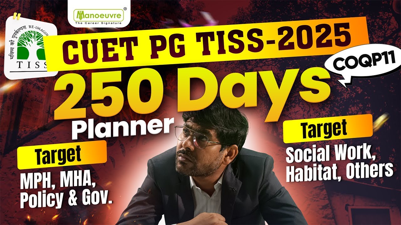 CUET PG 2025 COQP11 | 250 Days Complete Preparation Planner | Target ...