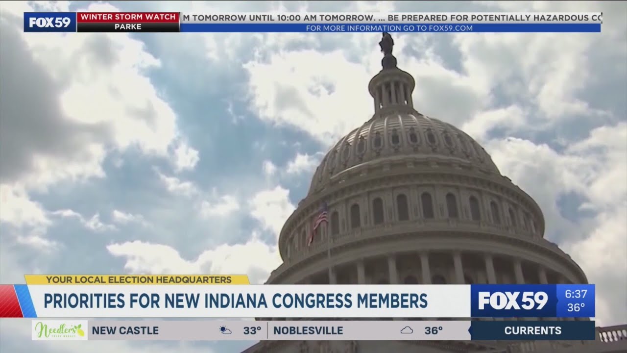 New Indiana Congress members lay out priorities - YouTube