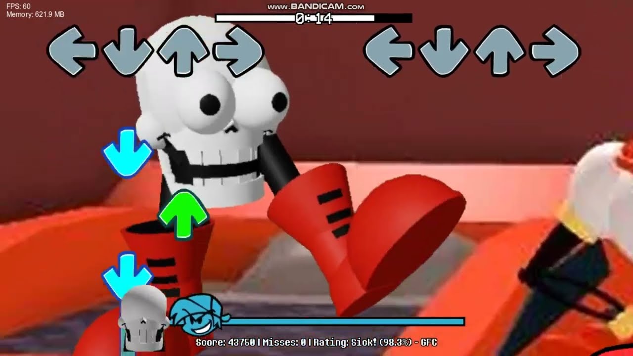 Him Song In Vs The Great Papyrus FNF Mod(Warning:Loud Noises) - YouTube