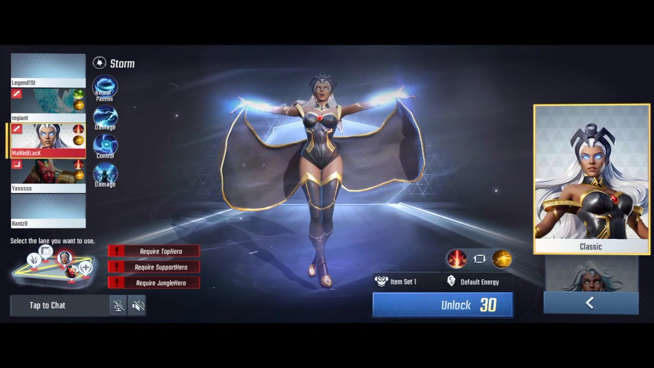 MARVEL SUPER WAR ( STORM - ORORO MUNROE ) - YouTube