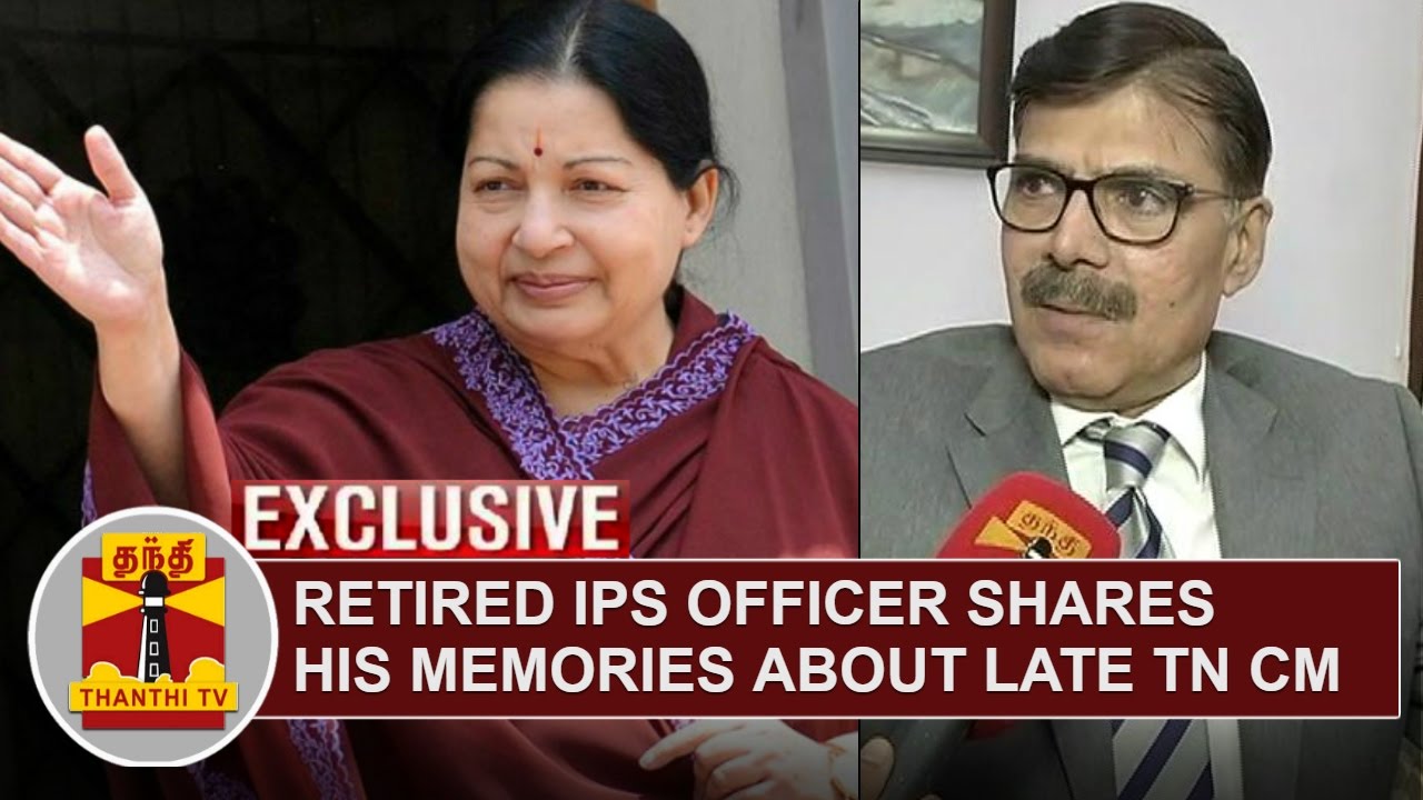 FULL INTERVIEW | Retired IPS Officer K.Vijay Kumar shares his memories ...