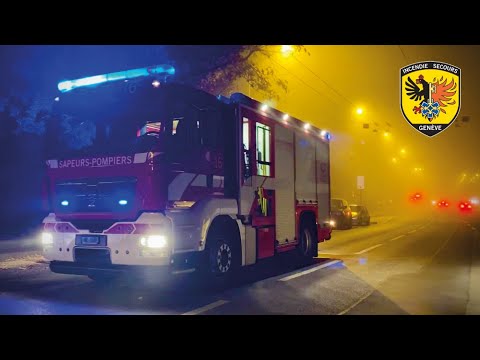 Pompiers Genève - Octobre 2020 en images - YouTube