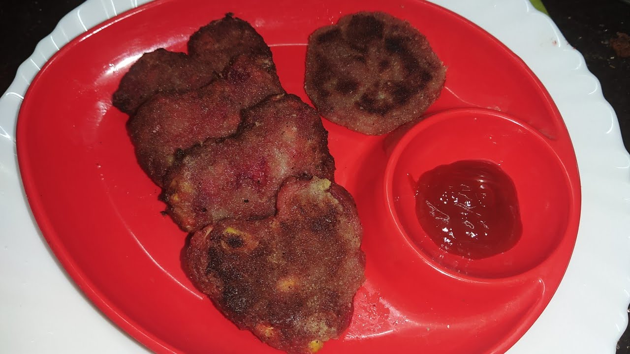 Healthy recipes heart shaped ragi vegetable cutlet/evening snack recipe ...