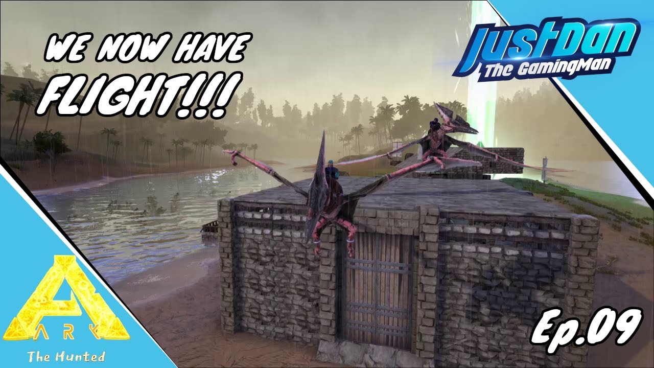 ARK: THE HUNTED MOD - PTERANODON TAMING! (sort of) Ep.09 w ...