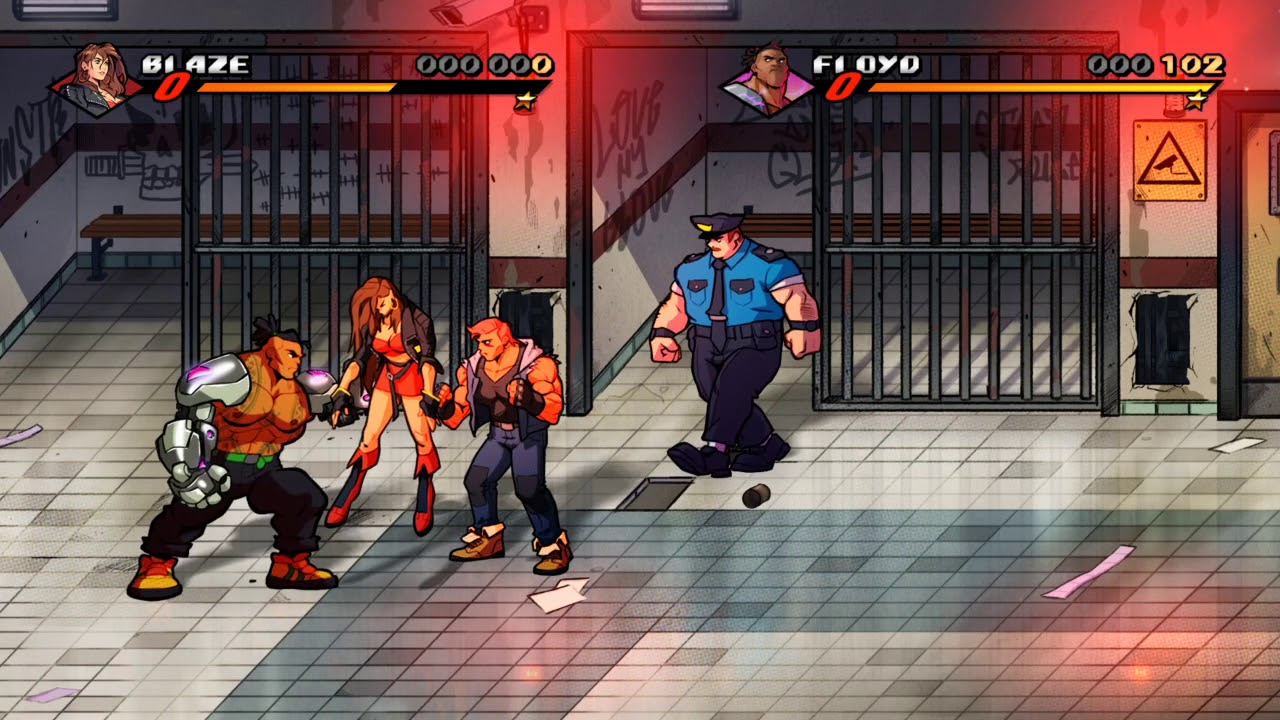 Streets of Rage 4 Blaze Fielding Ryona (Grabbed by Floyd) - YouTube