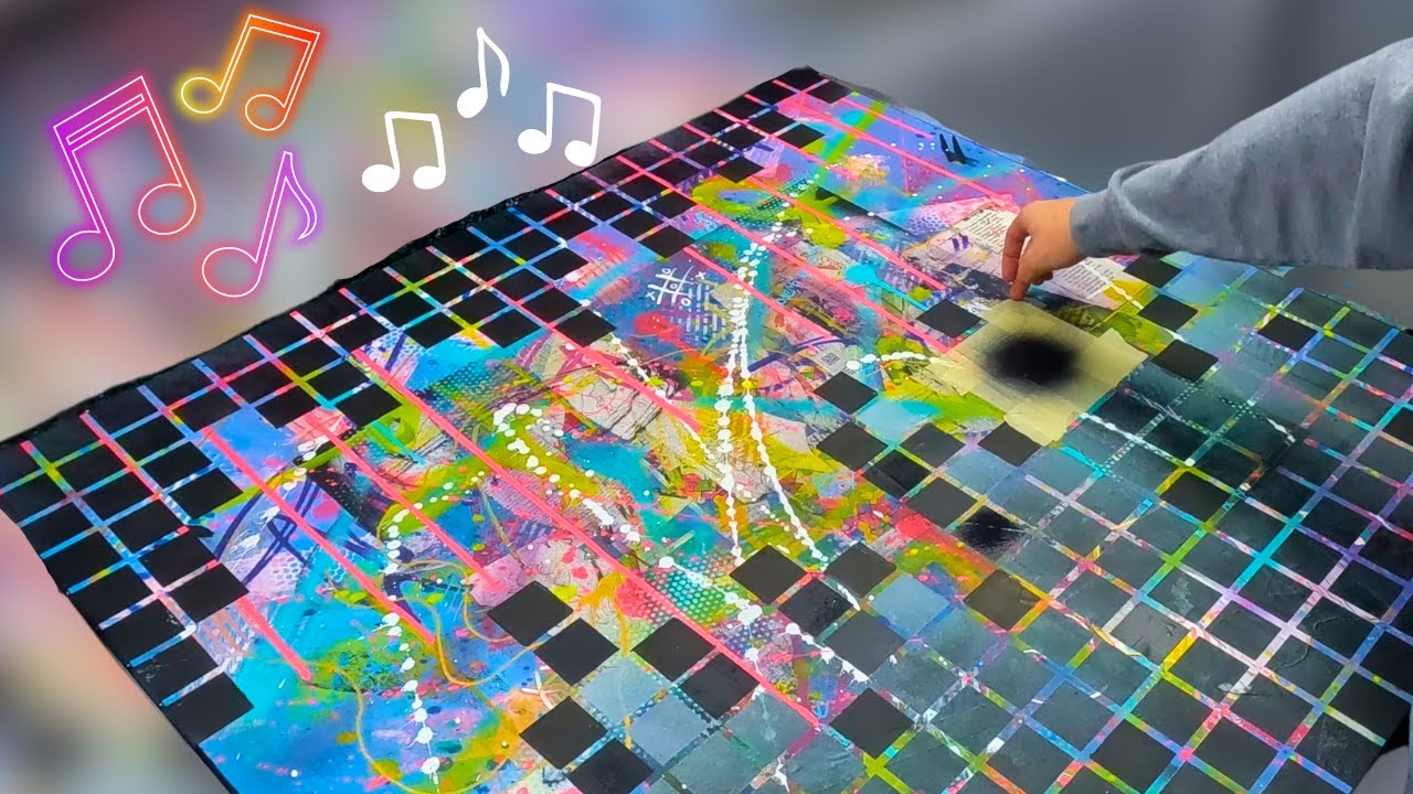 Interesting New "BEAT ART" with Masking Tape (4K) - YouTube