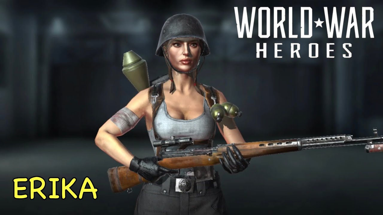World War Heroes - Erika Character #wwh#worldwarheroes - YouTube
