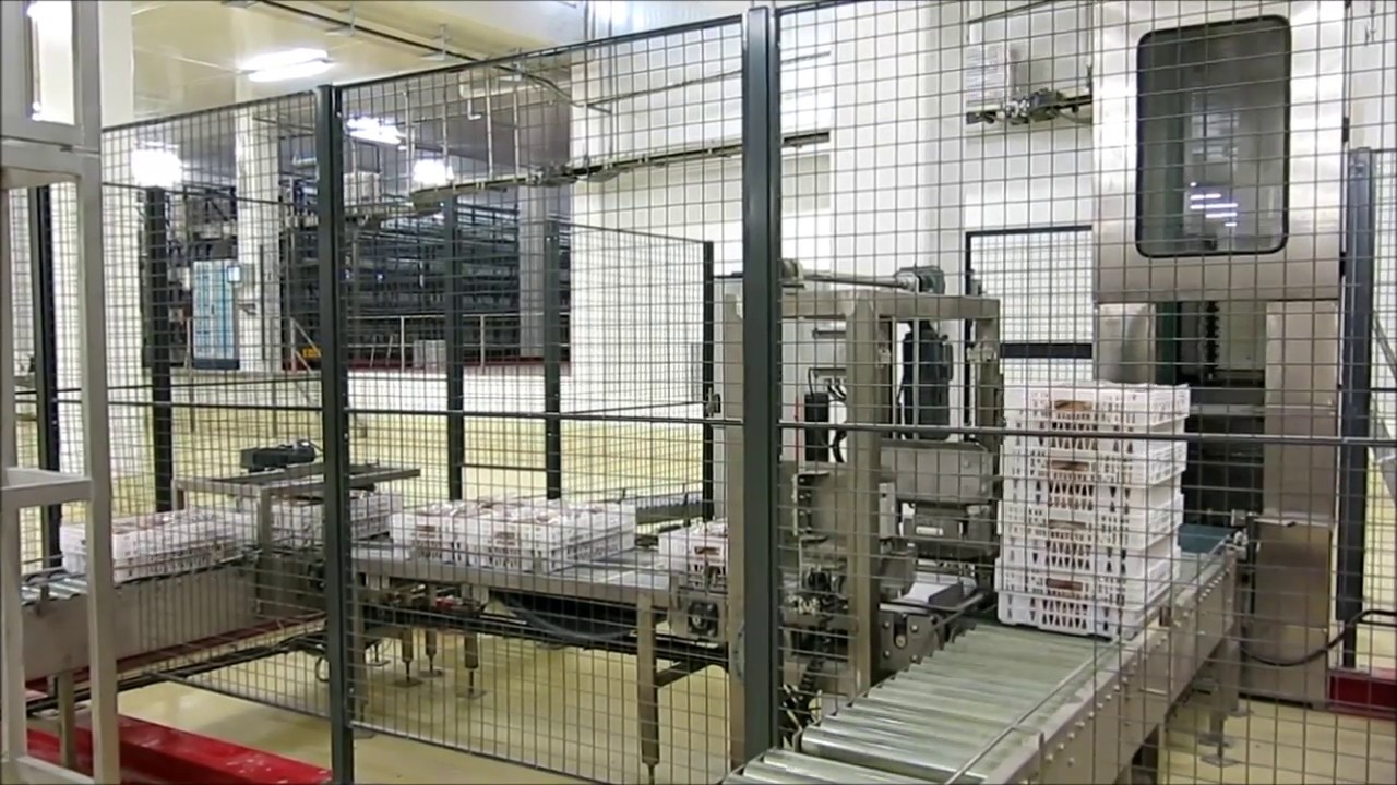 Apilador de cajas - MDF Maquinaria - YouTube