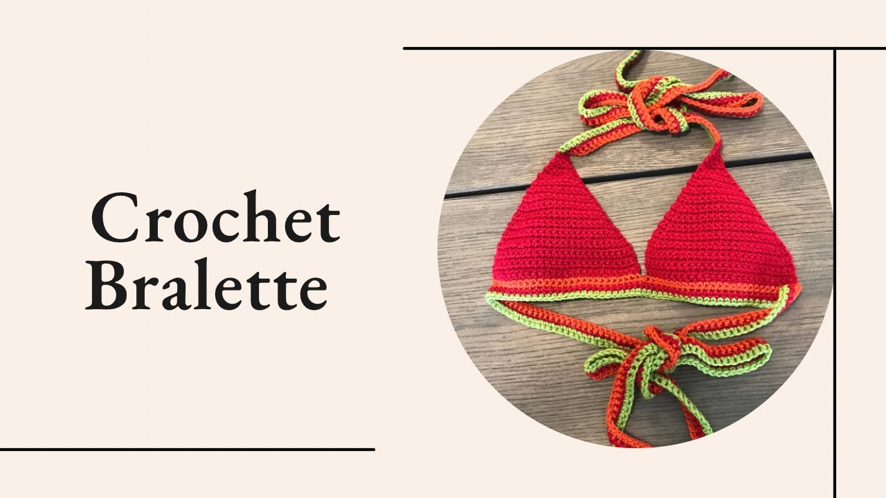 DIY Easy Crochet Bikini #crochetforbeginners - Pattern #24 - YouTube