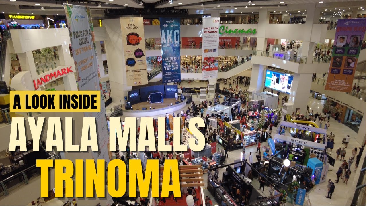 [4K] AYALA MALLS TRINOMA QUEZON CITY PHILIPPINES - YouTube