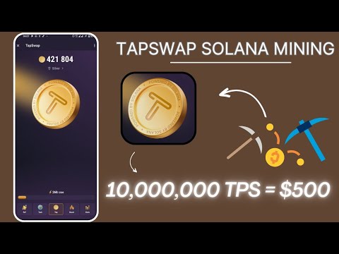 Tapswap Solana Mining || Auto Clicker Earning trick || Watch till the ...