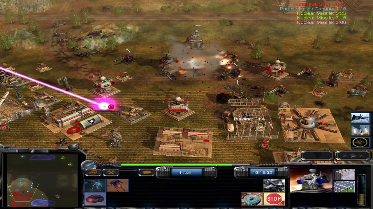 Contra Mod: Superweapon General vs Cybernetics General vs Nuke General ...