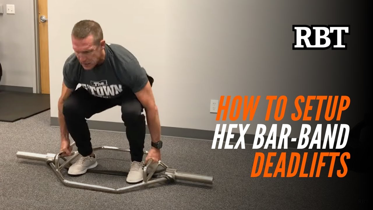 How to Setup Hex Bar-Band Deadlifts - YouTube
