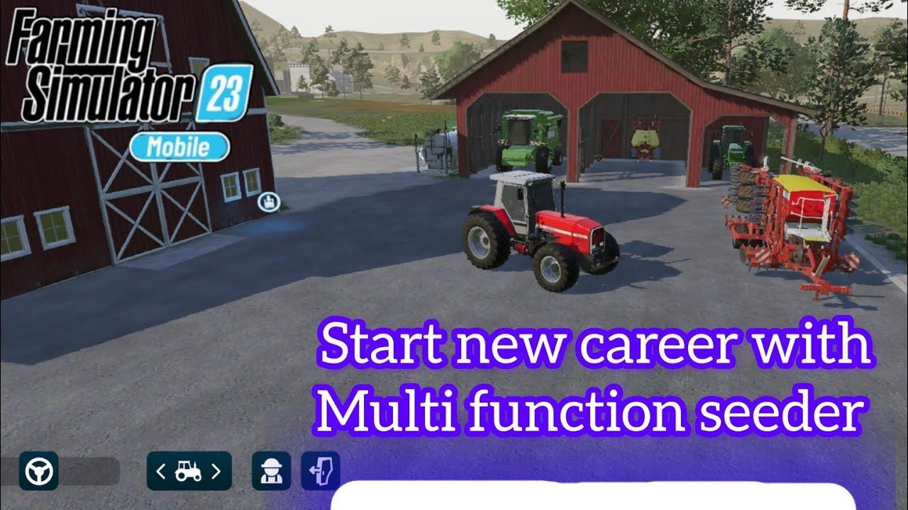 " Farming simulator 23 " How to Start a new career in farming simulator ...