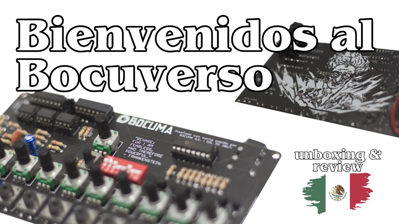 Bocuma Frankie DIY Synth | What's in the Box? (unboxing & review) - YouTube