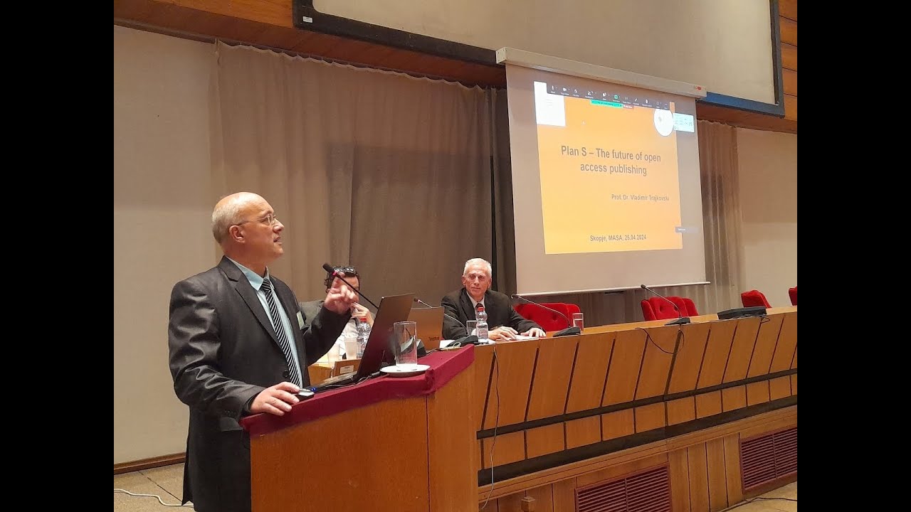 Prof. Dr. Vladimir Trajkovski – Plan S - The future of open access ...