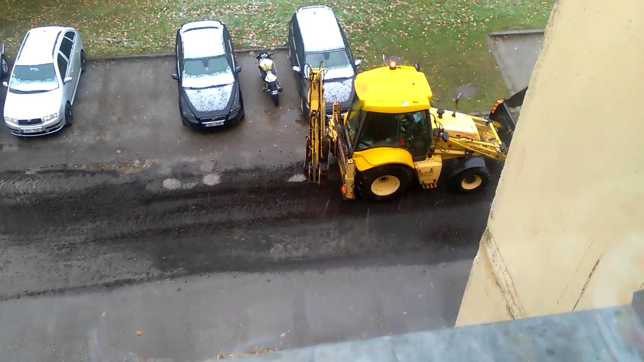 Evil Tractor Tries To Fix Road - YouTube