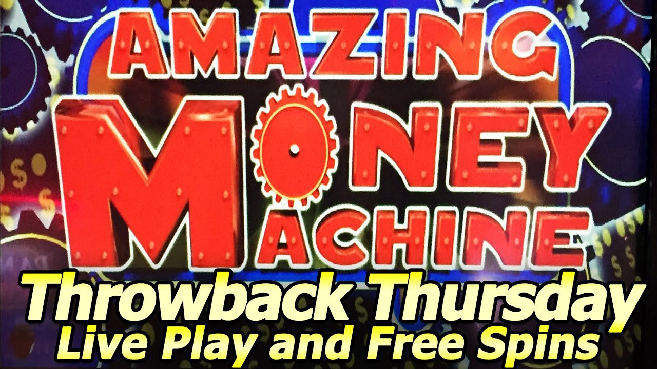 Amazing Money Machine Slot Machine, a Pompeii re-sking for Throwback ...