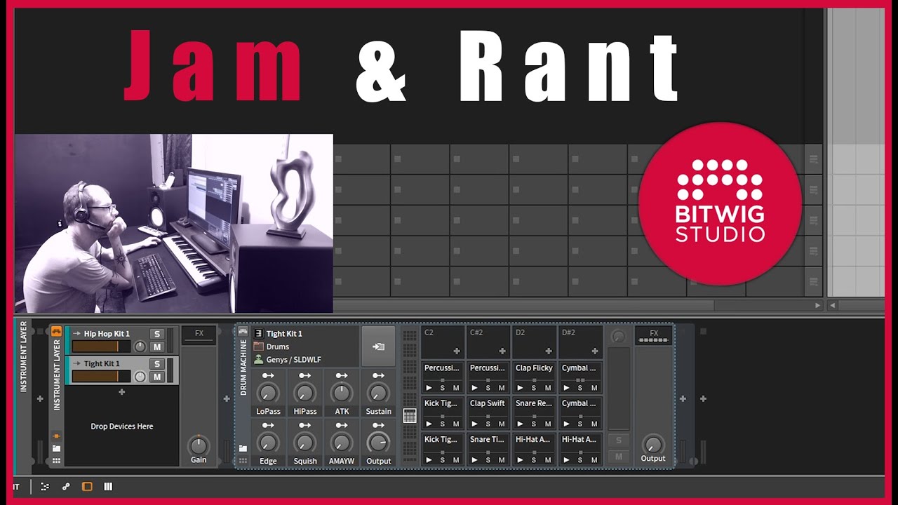 Bitwig Studio Jam and rant: Push n Pull - YouTube