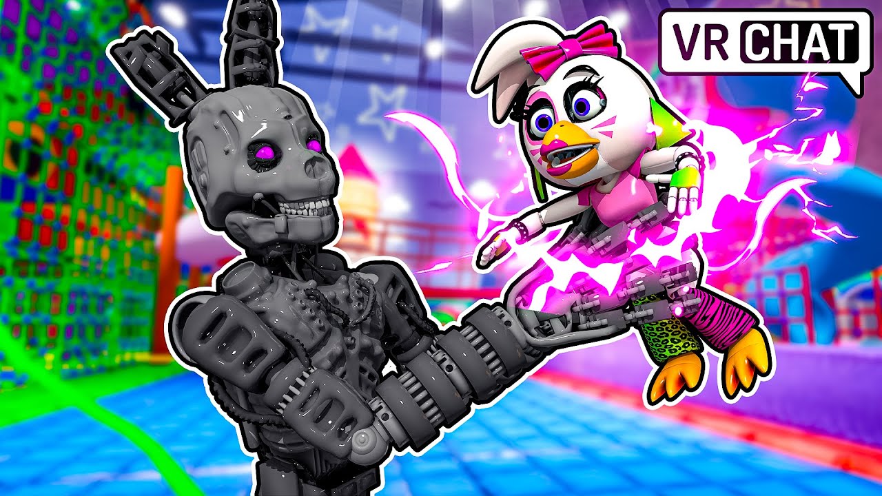 Mimic BABYSITTING Baby Chica in VRCHAT - YouTube