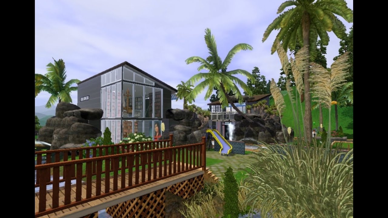 Sims 3 House Building -Cave Paradise 536- DutchSims 3 Master *HD* - YouTube