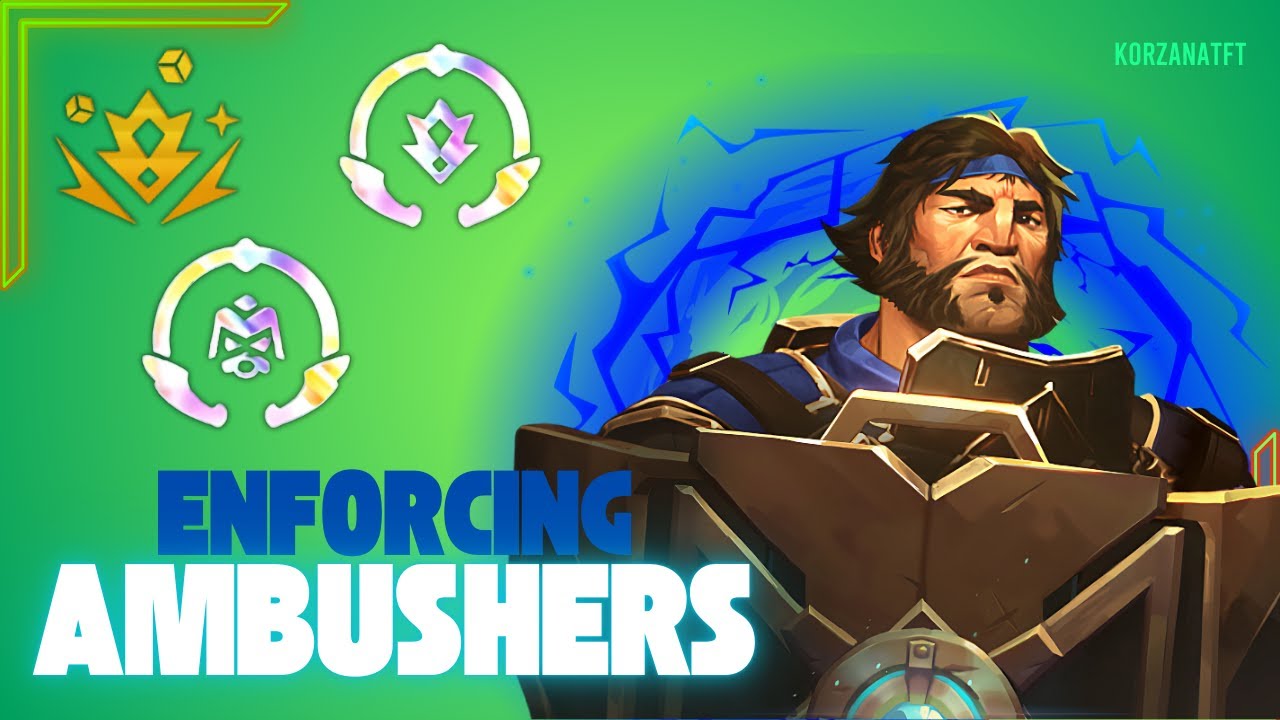 ⚔️ 5 AMBUSHER + ENFORCER = GUARANTEE TOP 4! 💥 | TFT Set 13: Into the ...