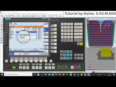 tutorial 1 CNC Milling dengan Swansoft Simulator - YouTube