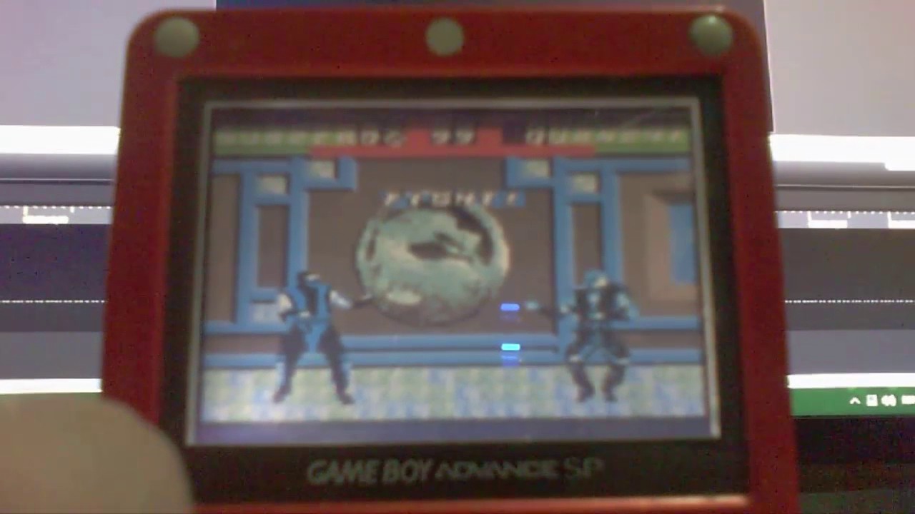 GBC Mortal Kombat 4 en mi GBA SP (Demostración para El Dallas 1999 ...