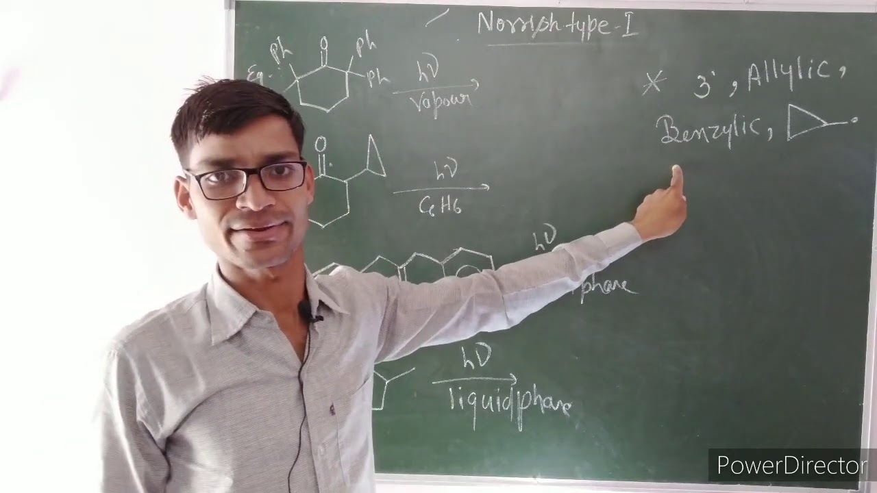 PHOTOCHEMISTRY NORRISH TYPE - 1 PART - 1 - YouTube