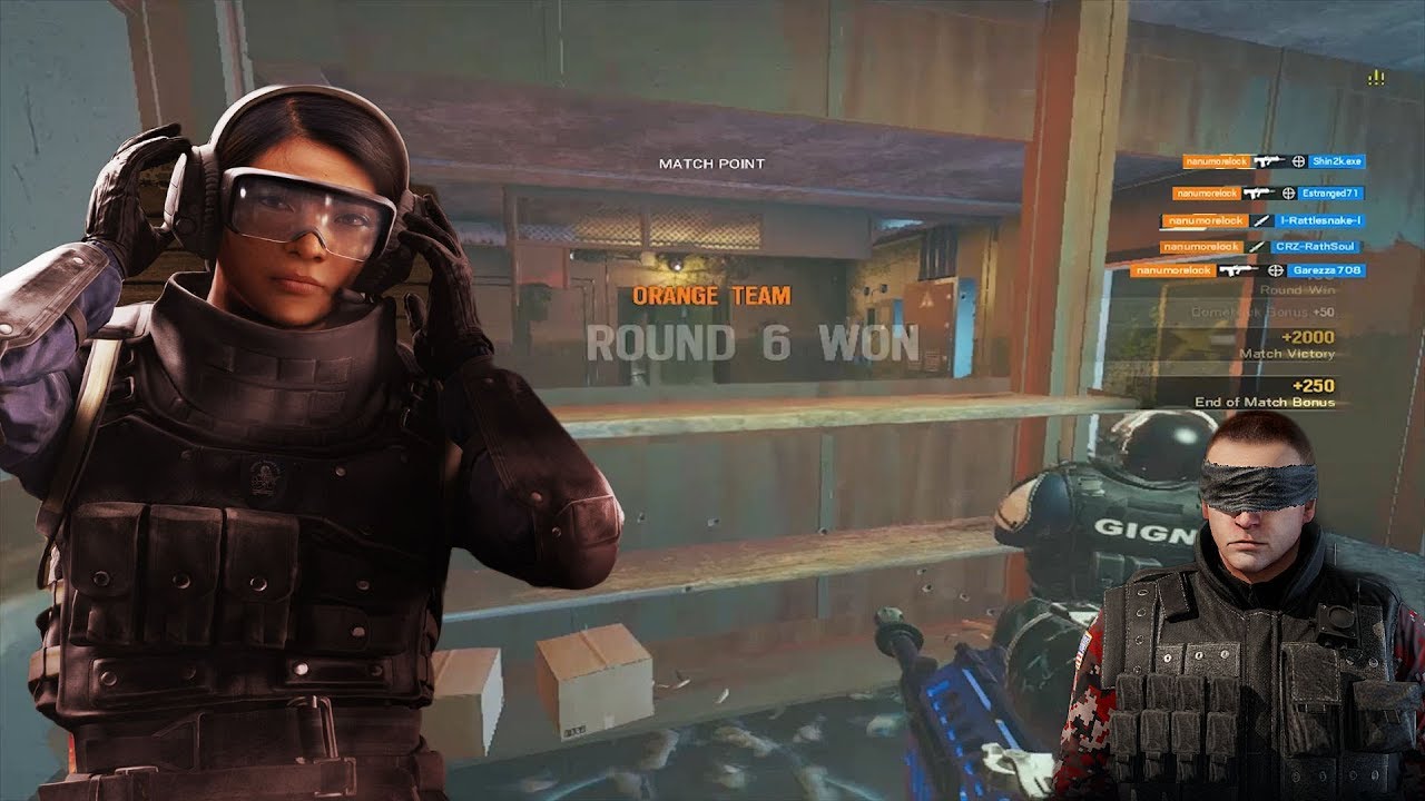 Rainbow Six Siege - Bird Box KILLS!!! Ace MATCH POINT Win!! - YouTube