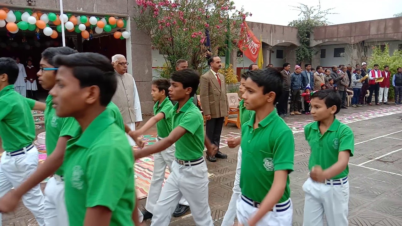 Best march past by jnv chitrakoot students - YouTube