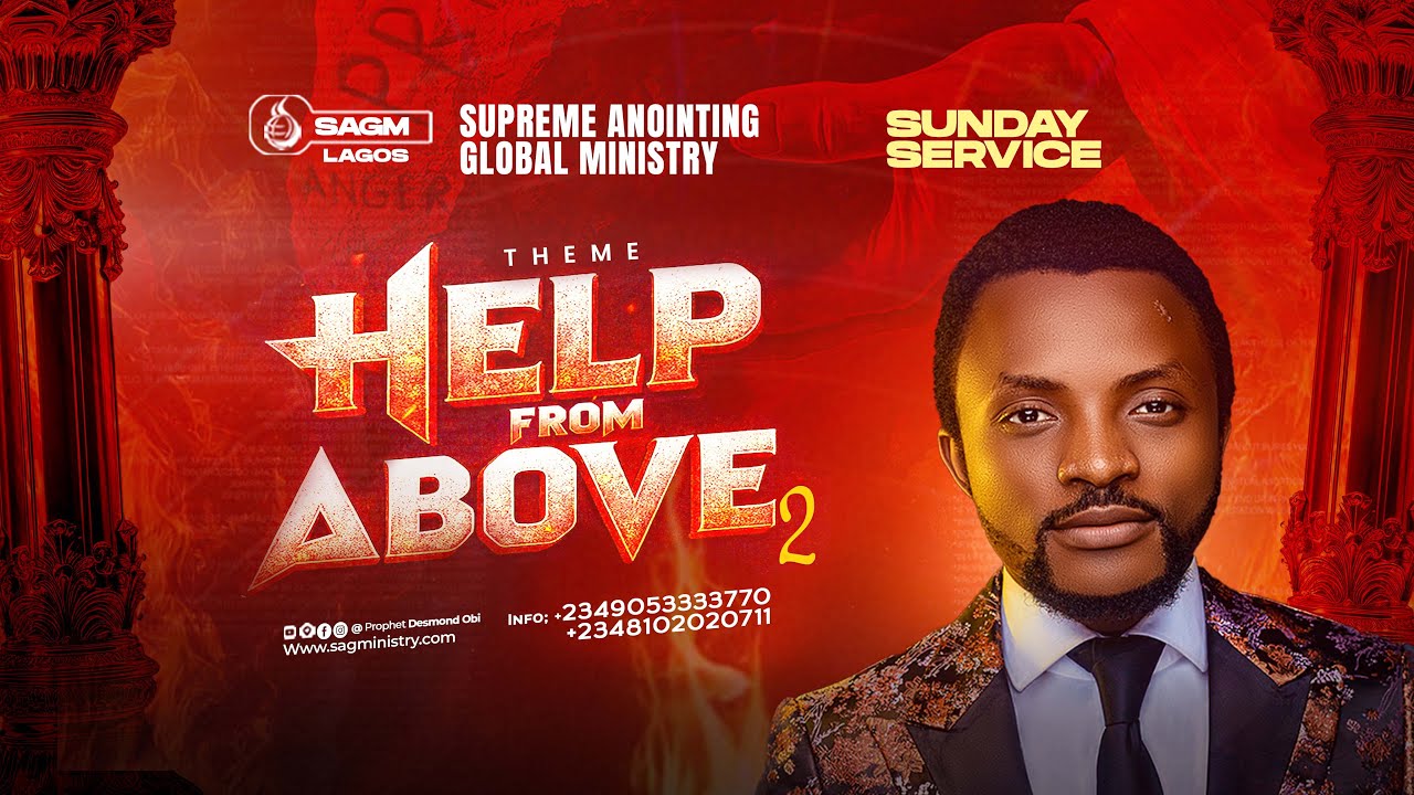 Live! SUNDAY SERVICE | THEME "HELP FROM ABOVE 2" | SAGM LAGOS | 16 NOV ...