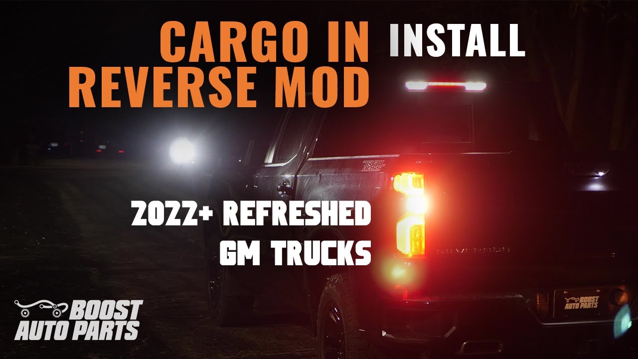 Tow Mirror Cargo Lights On With Reverse - 2022-2025 Refreshed Chevy ...