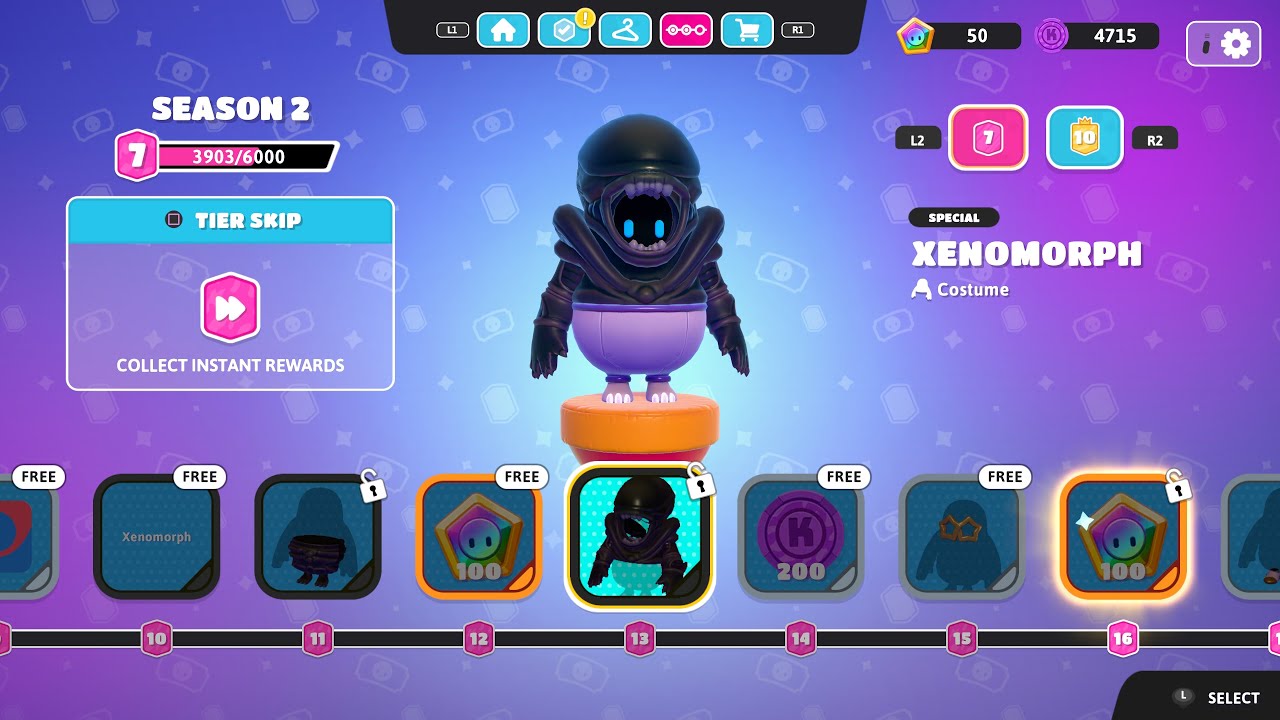 HOW TO GET XENOMORPH SKIN IN FALL GUYS! - YouTube